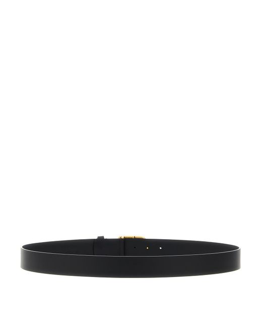 Balenciaga Bb Large Belt 35 Natural Calf Ag in White for Men | Lyst