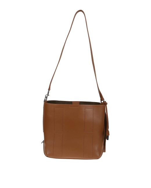 Hogan Hobo Small Bag in Brown | Lyst