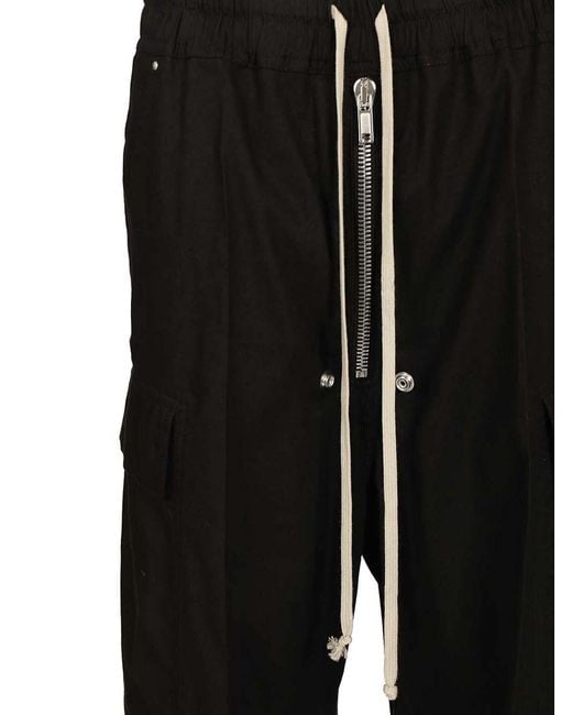 Rick Owens Cargo Trousers in Black for Men | Lyst UK