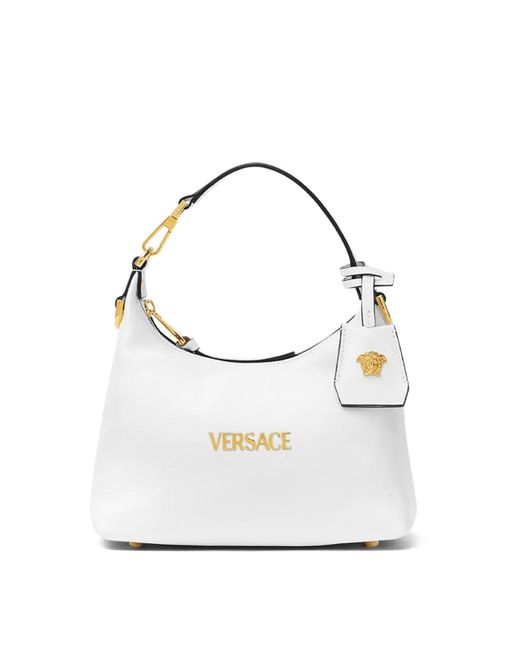 Versace Shoulder Bag in White | Lyst UK