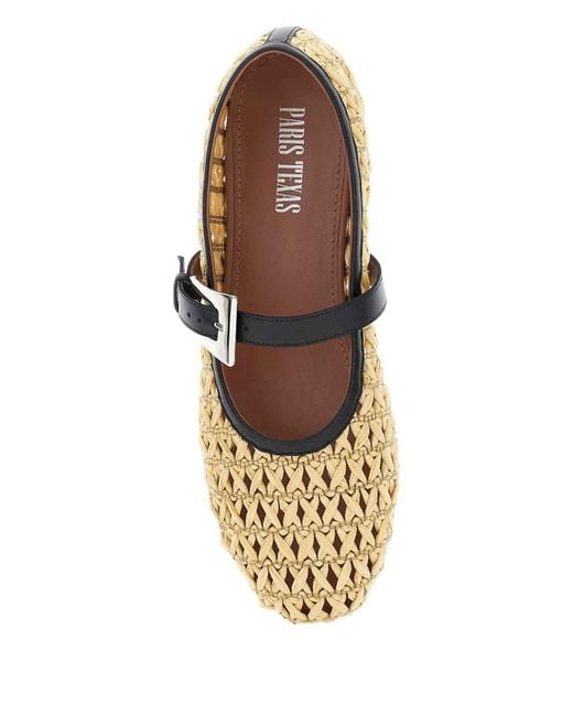 Paris Texas Mule in Natural | Lyst UK