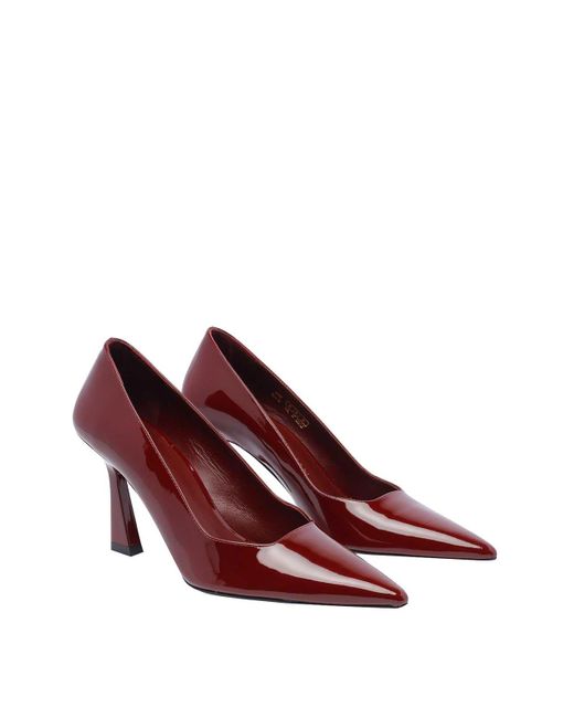 Stuart Weitzman Vinnie Dcollete in Red | Lyst
