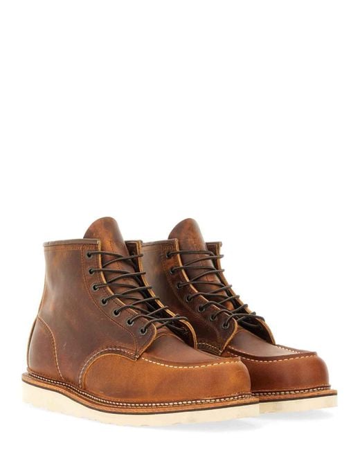 Red Wing Boot Classic Moc Toe in Brown for Men | Lyst