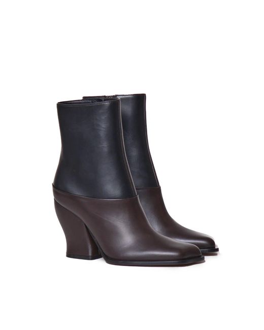 Loewe Waves Ankle Boots in Black | Lyst