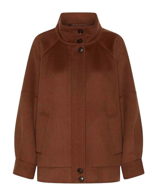 Marella Jacket in Brown | Lyst UK