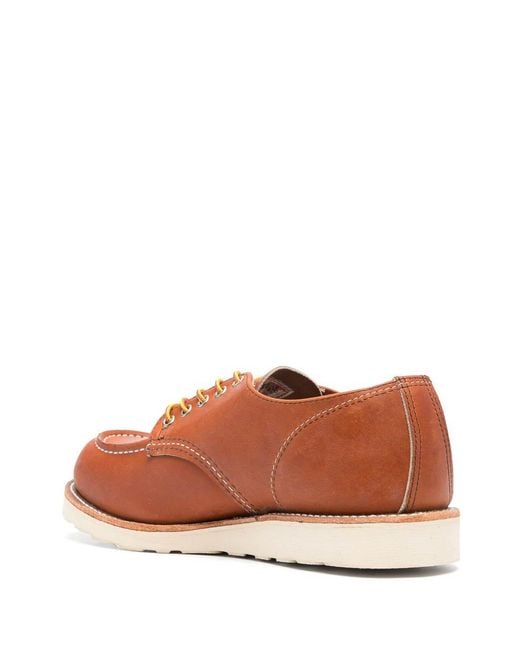 Red Wing Shopmoc Leather Derby Shoes in Brown for Men | Lyst UK