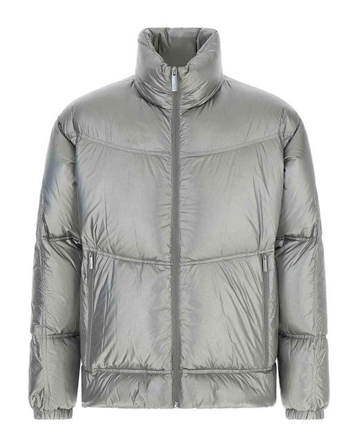 Laminar Metallic Shield Down Jacket in Grey for Men | Lyst UK