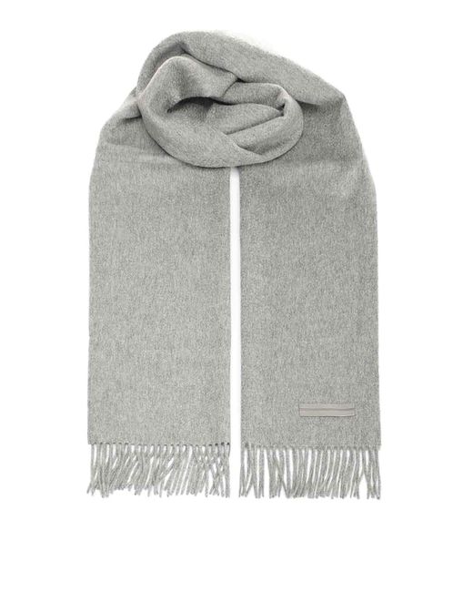 ZEGNA Oasi Cashmere Scarf in Grey for Men | Lyst UK