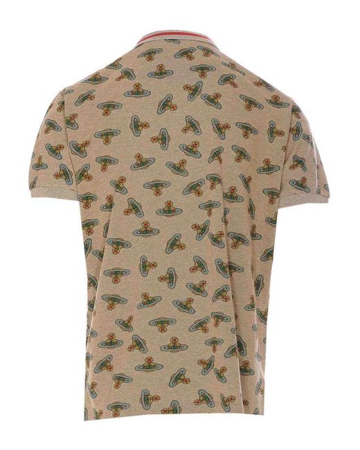 Vivienne Westwood Sand Classic Polo in Gray for Men | Lyst