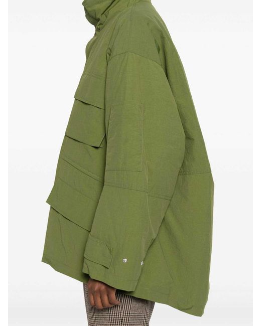 Plan C 4 Pocket Jacket in Green | Lyst