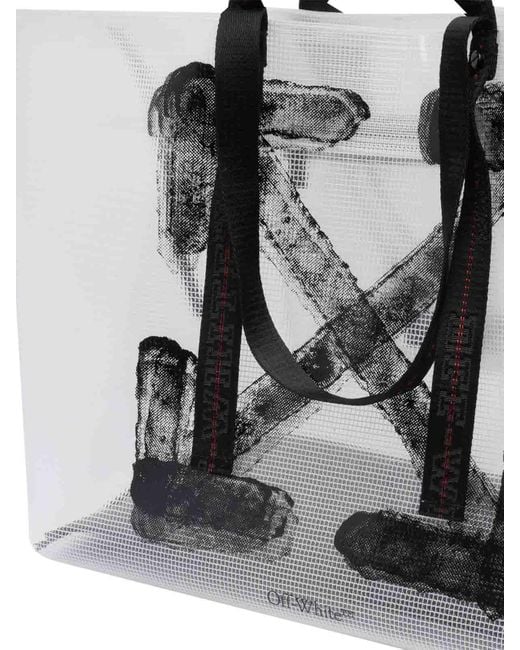 Off-White c/o Virgil Abloh Transparent Heritage Day Off Tote Bag in ...