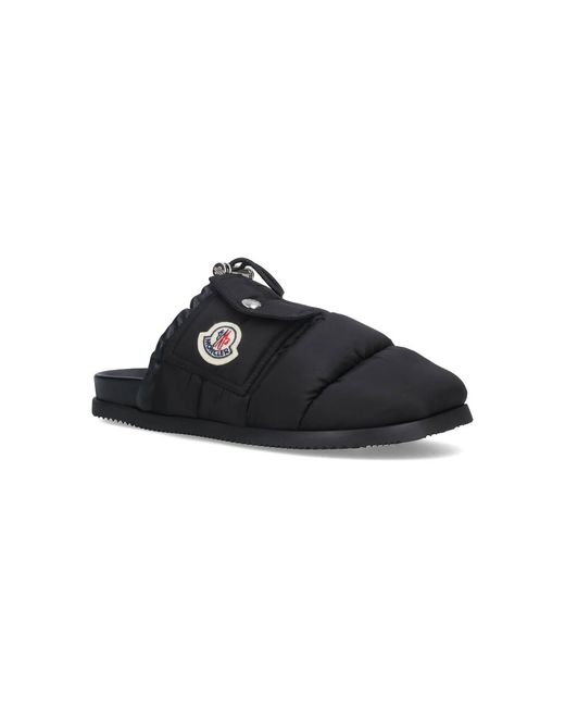 Moncler Mules Imbottite in Black | Lyst