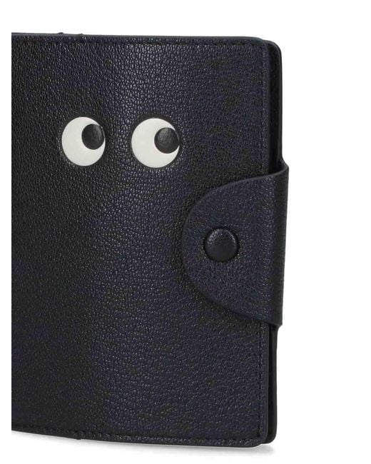 Anya Hindmarch Passport Holder in Black | Lyst UK