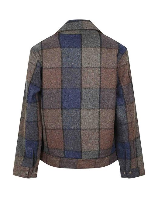 Filson Mackinaw Wool Work Jacket in Blue for Men | Lyst UK