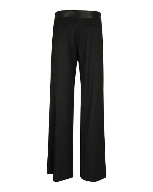 Victoria Beckham Side Panel Trouser in Black | Lyst UK