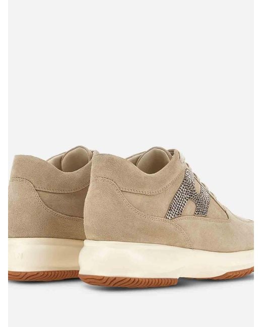 Hogan Interactive H Rhinestones in Natural | Lyst UK