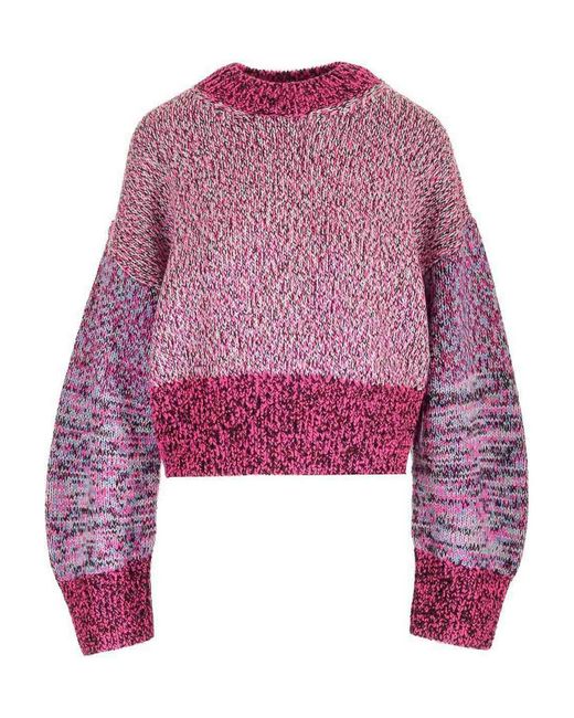 Loewe Multi-Thread Moulin Wool Sweater in Red | Lyst UK