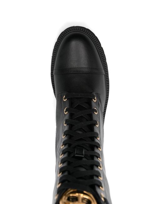 Twinset Stringed Boots in Black | Lyst UK