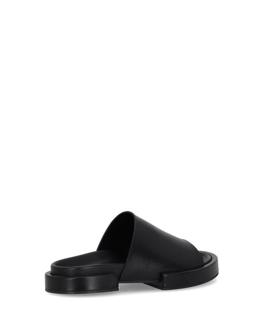 Ann Demeulemeester Emmanuel Block Mules Elbamat in Black | Lyst