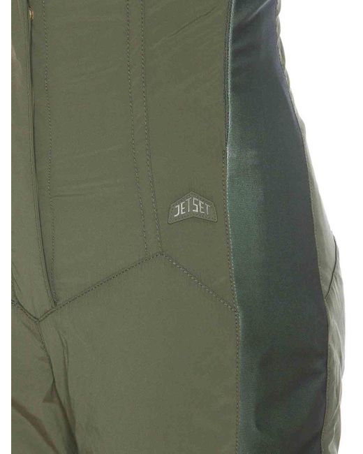 Jet Set Dark Cat Ski Suit in Green | Lyst