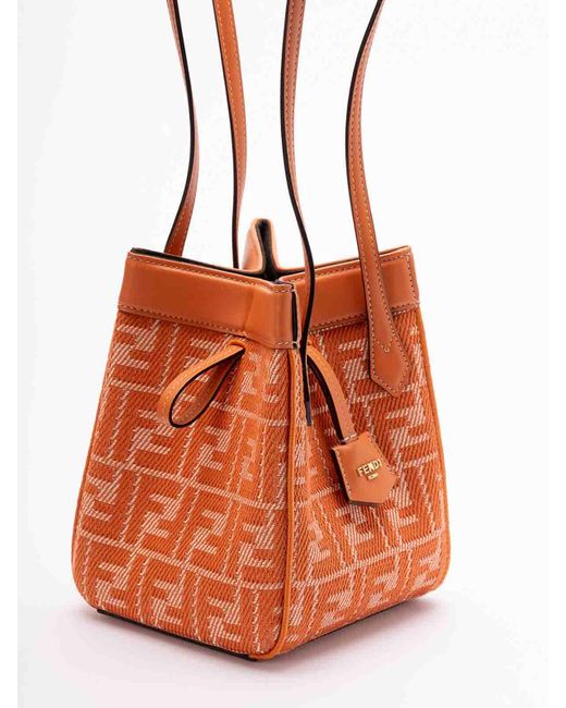 Fendi Origamishoulder Bag in Orange | Lyst