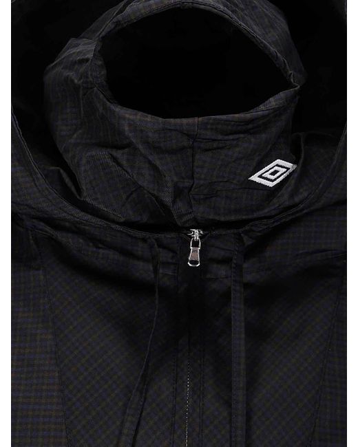 Umbro Check Mask Anorak in Blue for Men | Lyst