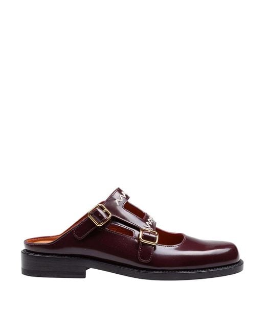 Marni Sabot Moccasin in Brown | Lyst