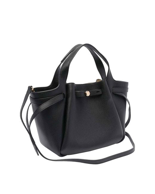 Tory Burch Romy Boston Bag in Black | Lyst