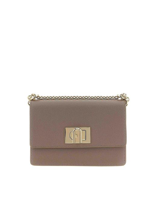 Furla 1927 Mini Crossbody Bag in Grey | Lyst UK