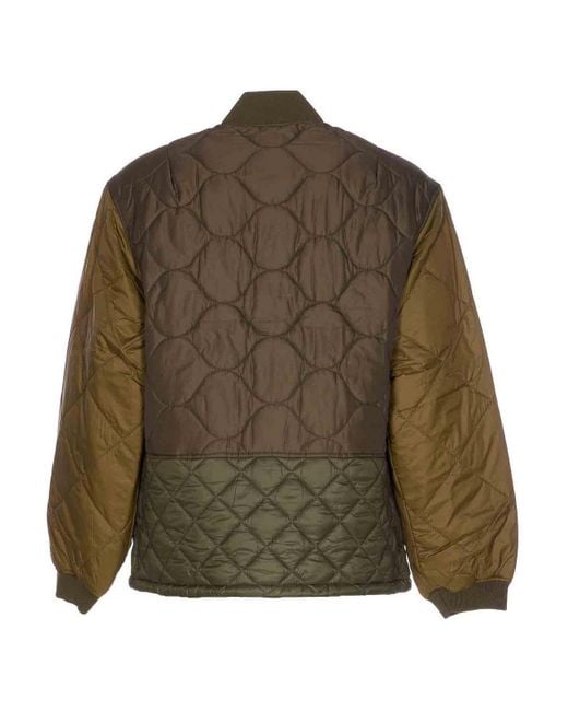 Barbour Cording Quilted Jacket Buttons Closure in Brown for Men | Lyst UK