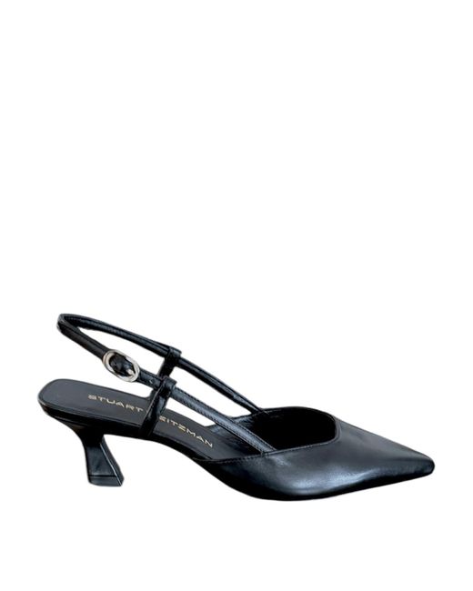 Stuart Weitzman Vinnie 50 Slingback in Black | Lyst UK