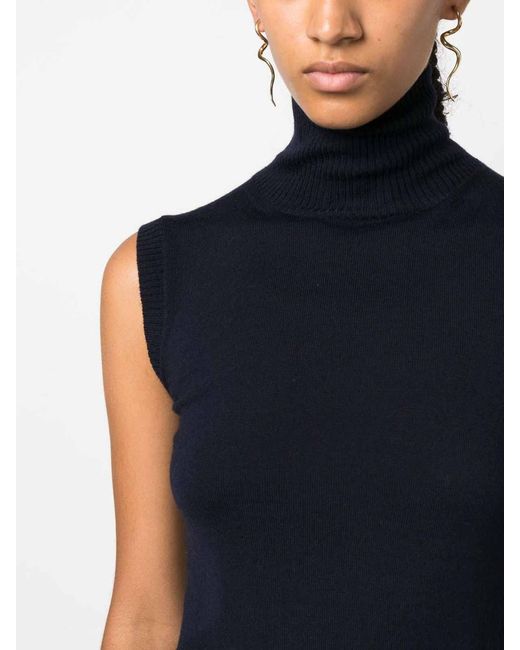 Sportmax Vest in Blue | Lyst