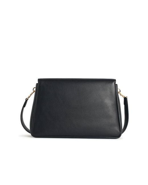 Tory Burch Charlie Medium Shoulder Bag in Gray | Lyst