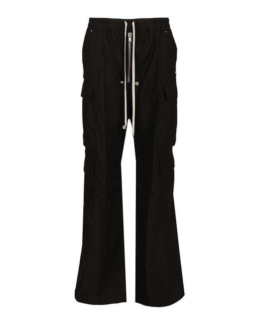 Rick Owens Cargo Trousers in Black for Men | Lyst UK