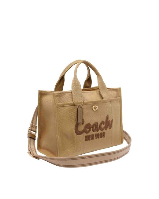 COACH Cargo Tote Bag in Natural | Lyst