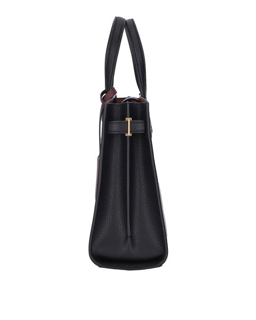 Tory Burch Small Top Case Bag in Black | Lyst