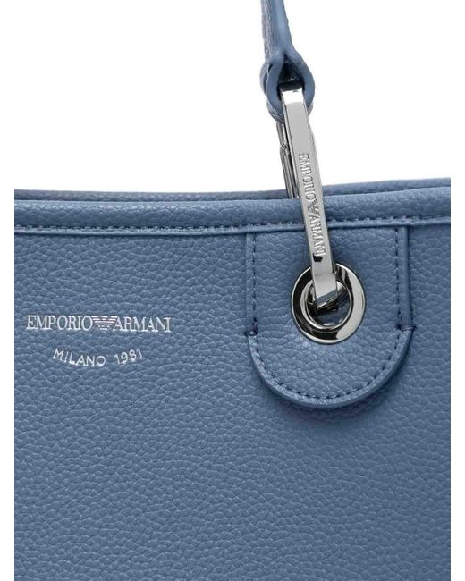 Emporio Armani Shopping Bag in Blue | Lyst