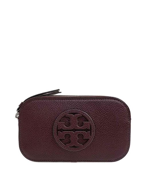 Tory Burch Miller Mini Crossbody Bag Dark Carmine in Purple | Lyst UK