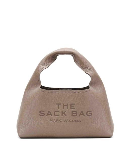 Marc Jacobs The Leather Mini Sack Bag in Metallic | Lyst