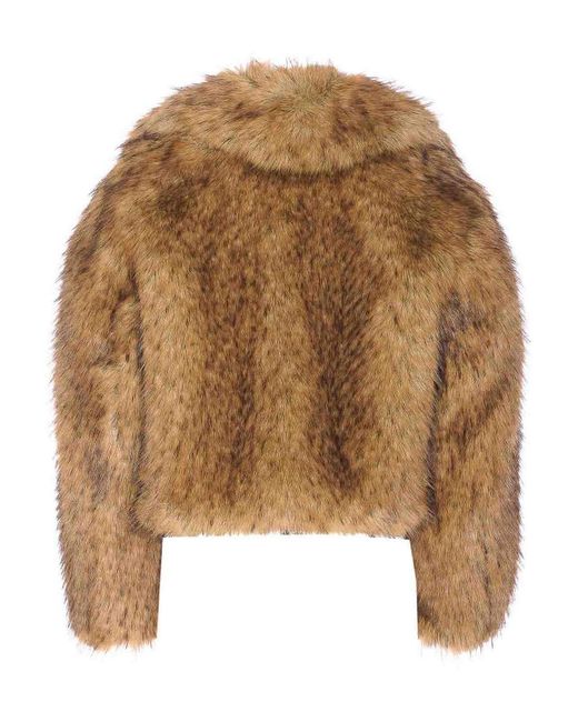 Stand Studio Samara Jacket With Frontal Hook Closure in Brown | Lyst UK