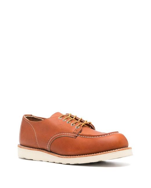 Red Wing Shopmoc Leather Derby Shoes in Brown for Men | Lyst UK