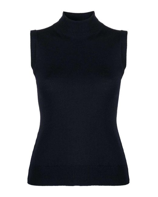 Sportmax Vest in Blue | Lyst