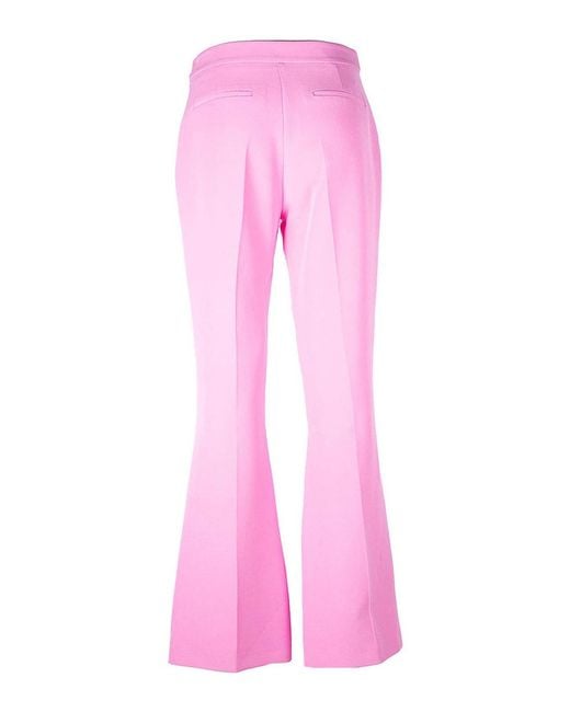 Chiara Ferragni Cady Trousers in Pink | Lyst UK