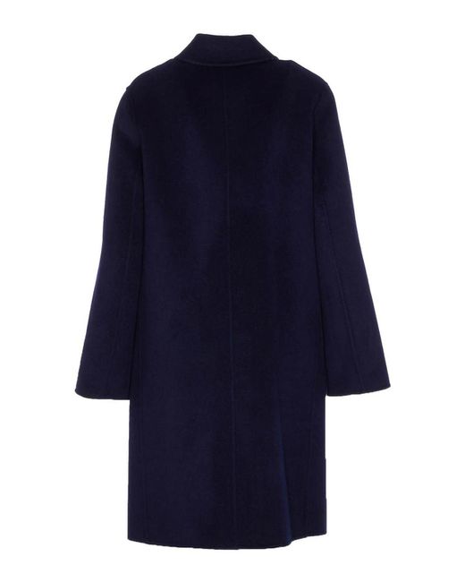 Tory Burch Reversible Coat in Blue | Lyst UK