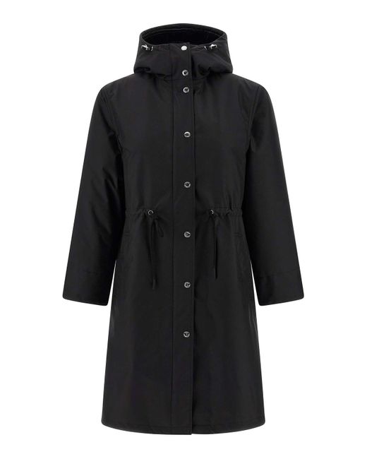 Yves Salomon 2-In-1 Parka in Black | Lyst UK