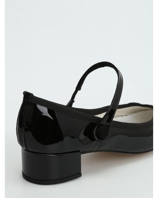 Repetto Rose Patent Mary Jane Shoes in Black | Lyst