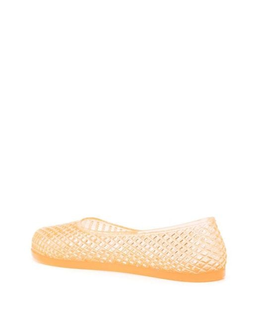 Ancient Greek Sandals Perforated Flats in Natural | Lyst UK
