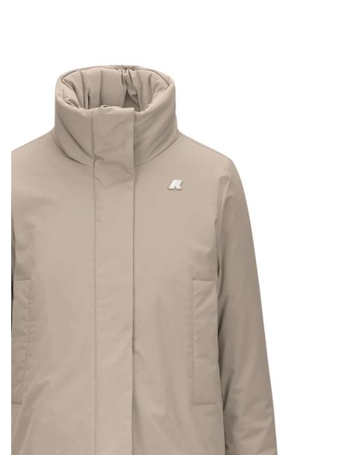K-Way Jacket in Natural | Lyst UK