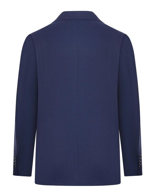 Tagliatore Tailored Suit in Blue for Men | Lyst UK