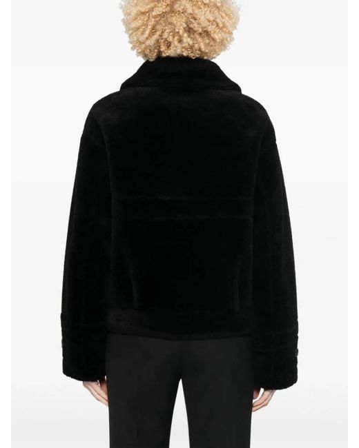 Urbancode Faux Fur Jacket in Black | Lyst